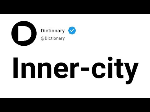 Inner-city Meaning In English - YouTube