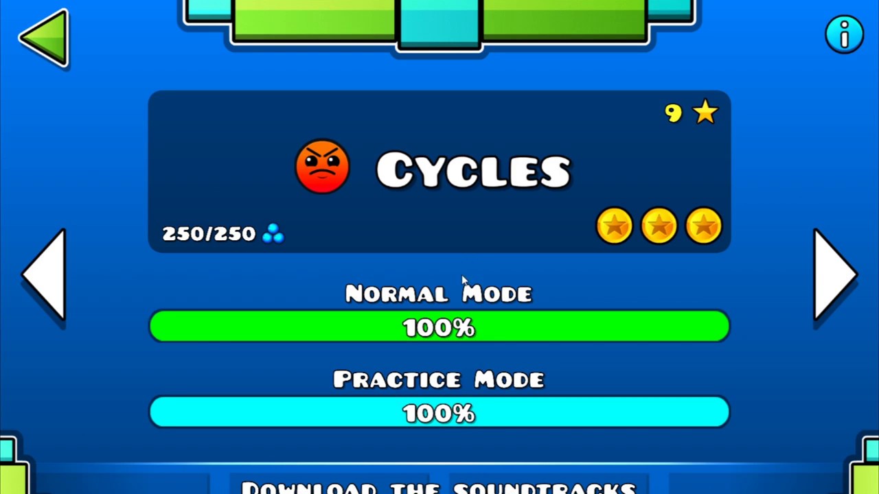 Cycles Level #9 (Geometry Dash - YouTube