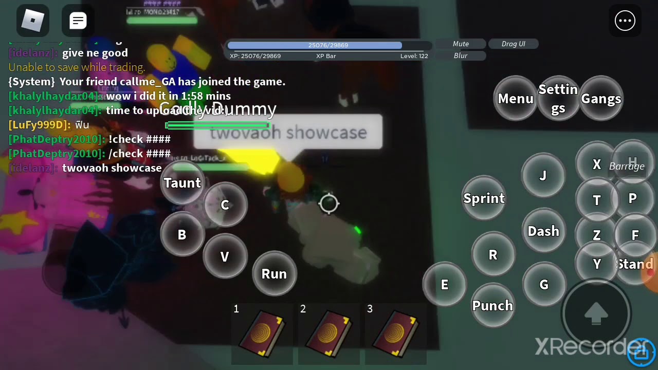 twovaoh showcase godly (full stats) - YouTube