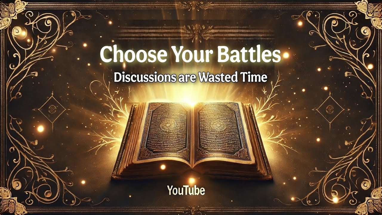 Choose Your Battles Wisely - Don't Waste Time on Useless Arguments - YouTube