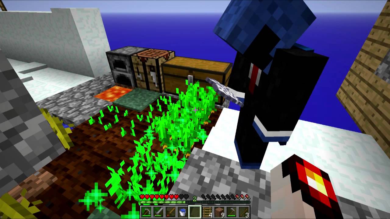 Minecraft - Skyblock Ep. 8 - Atraemos a los PUM como las mosca a la ...