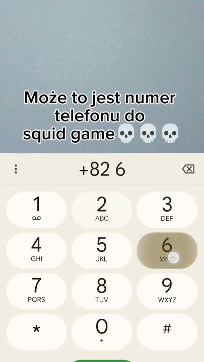 Wow odkryłem numer telefonu do Squid game 💀💀💀#shorts #polish #squidgame - YouTube