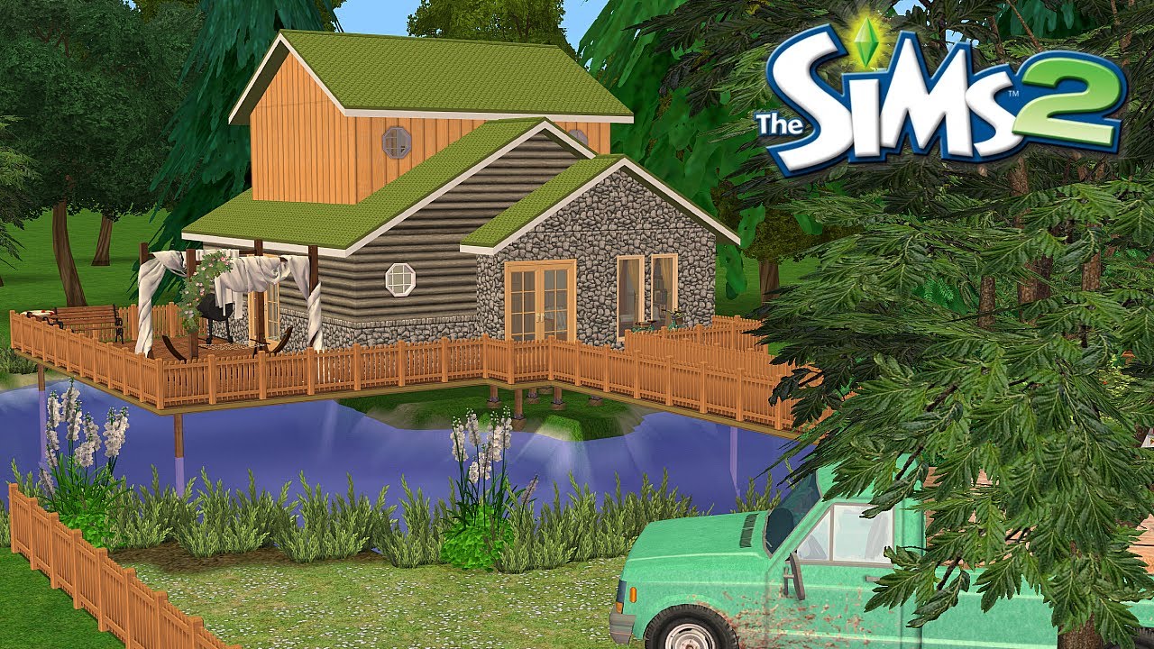 The Lake House 🏠| The Sims 2 Speed Build - YouTube