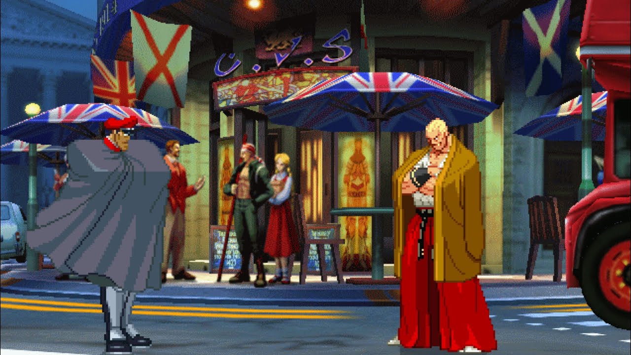 [MUGEN/PotS] SF M.Bison vs KOF Geese Howard - YouTube