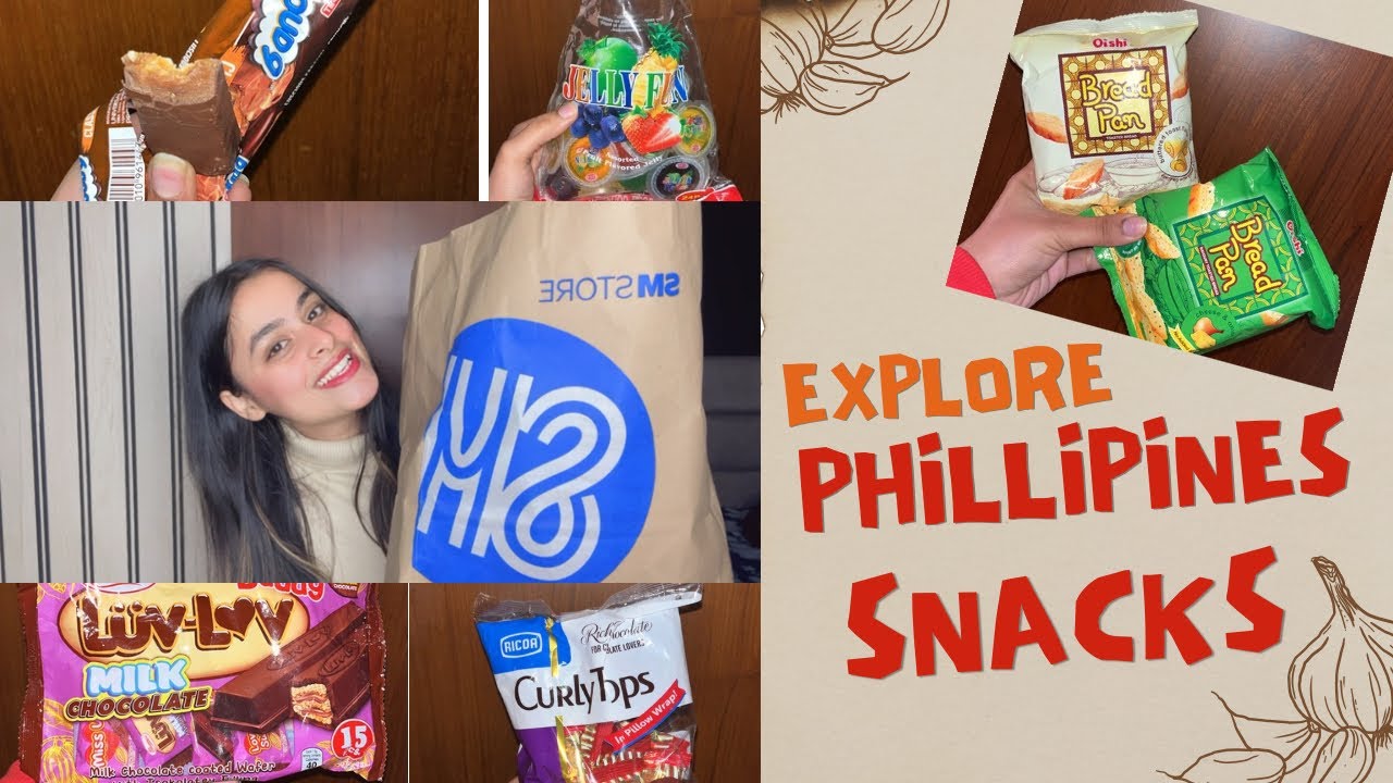 Trying Viral Snacks from Philippines 🇵🇭😋🥨🍿#philippines #food # ...
