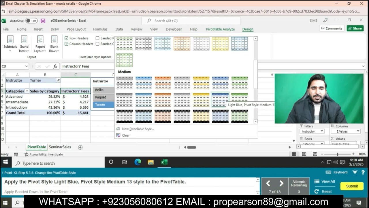 Excel Chapter 5 Simulation Exam | Excel Chapter 5 Simulation Exam - YouTube