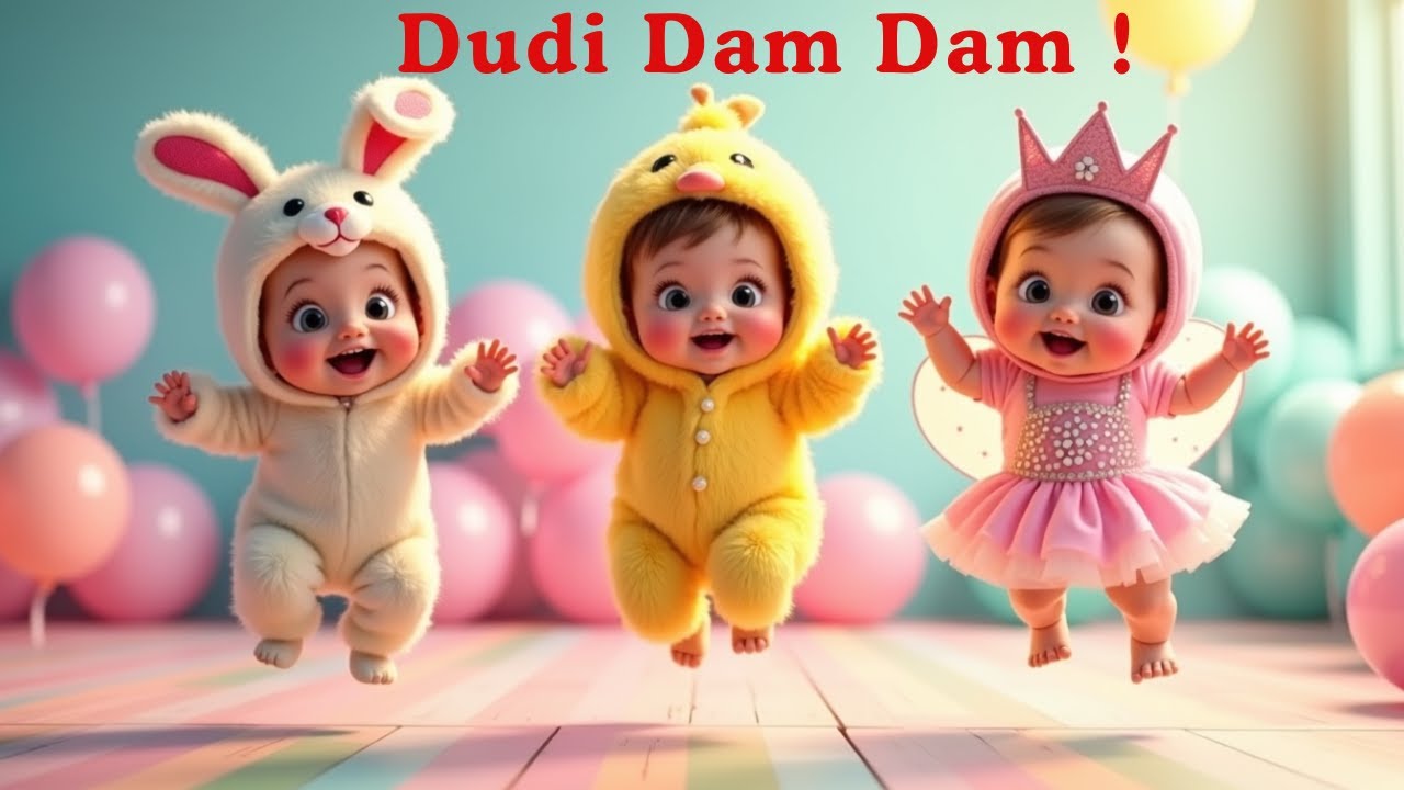 Dudi Dudi Dam Dam 💃💃💃 | Cutest Kids Dancing 😺 | Kids Nursery Rhymes ...