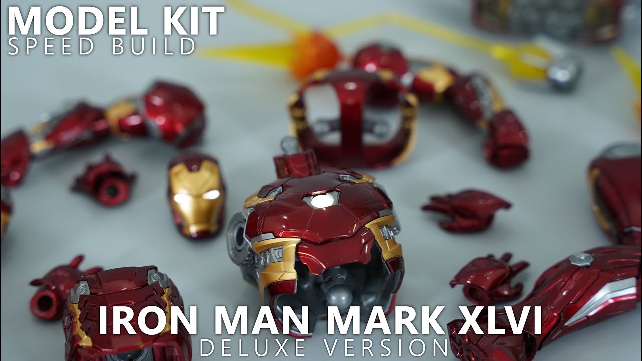 【Speed Build】Iron Man Mark 46 Deluxe | Model Kit | 4K - YouTube