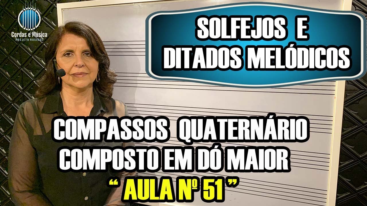 Percepção Musical (Aula 51) - SOLFEJOS EM DÓ MAIOR EM COMPASSO ...