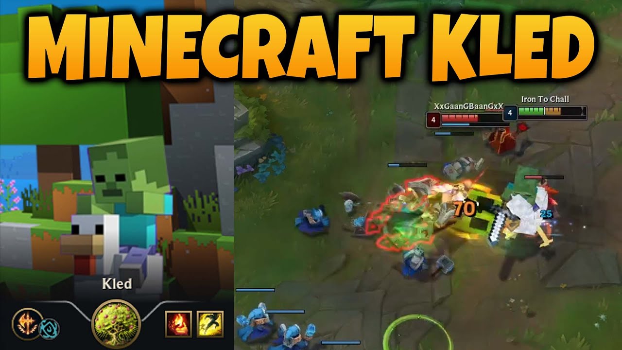 A Minecraft Kled Skin... - YouTube