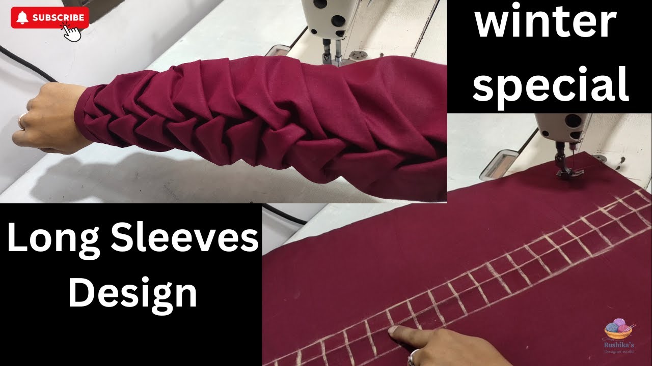 winter special long sleeves design | With these techniques sewing ...