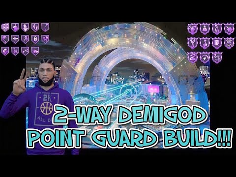 BEST OP POINT GUARD DEMIGOD BUILD😱 2-WAY INSIDE OUT PLAYMAKER🔒🏀 - YouTube