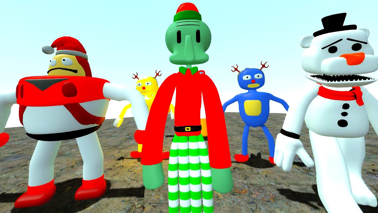 PLAYING AS ALL FESTIVE CHRISTMAS NEXTBOTS IN GARRY'S MOD! - YouTube