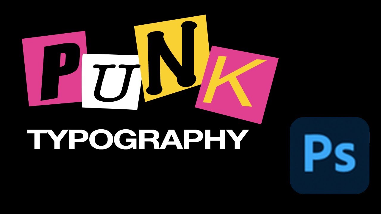 Punk Style Typography in Photoshop - YouTube