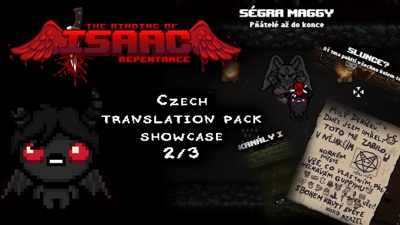 The Binding of Isaac: Repentance - cz pack showcase 2/3 - "Azazel's ...