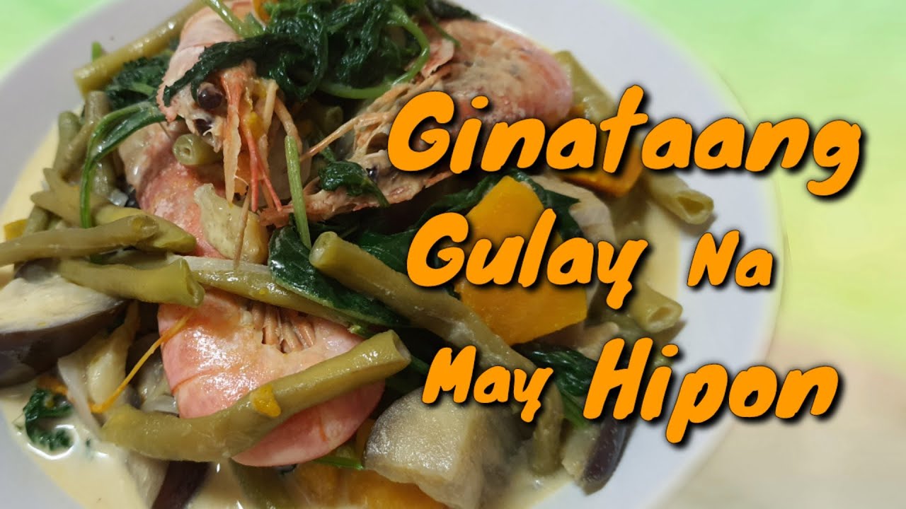 Ginataang gulay na may | Hipon | only rodel - YouTube