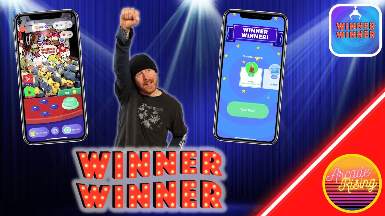 Claw Machine Wins! Let's Play WINNER WINNER Online Claw Machine App ...