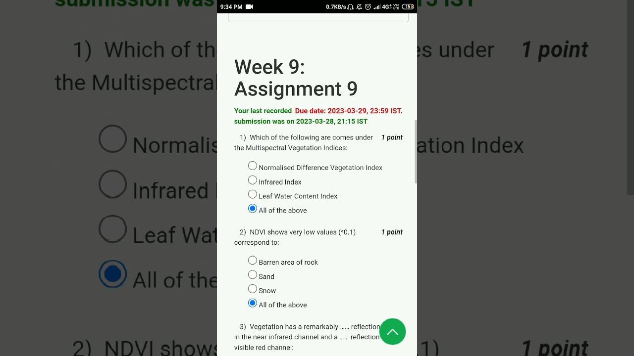 NPTEL Week 9 Assignment Remote Sensing Essentials YouTube NPTEL Week 9 Assignment Remote Sensing Essentials YouTube
