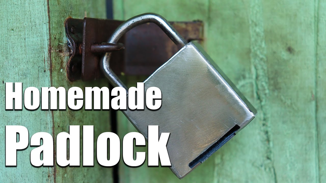 HOMEMADE PADLOCK | Lock With Very Basic Tools - YouTube