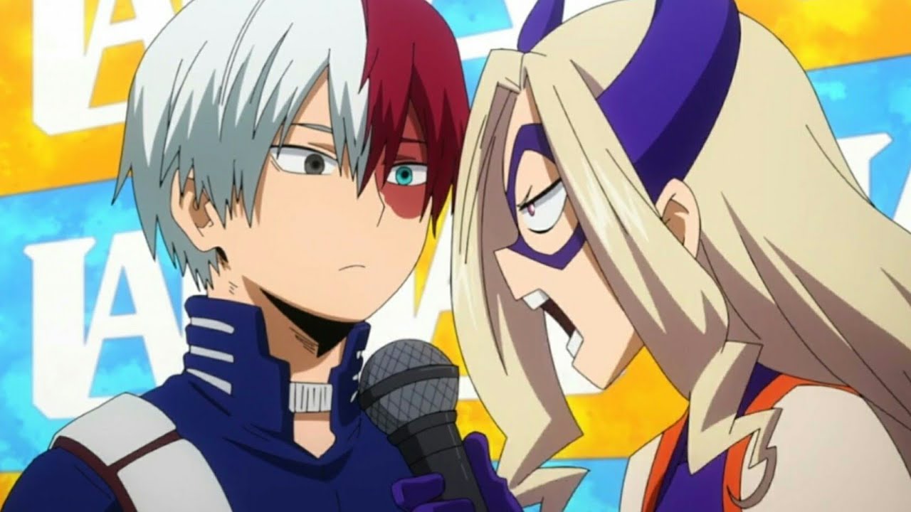 Mt. Lady le dice Adorable a Todoroki [Boku no Hero Academia Season 5 ...