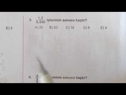 Ondalıklı İşlemler (1)