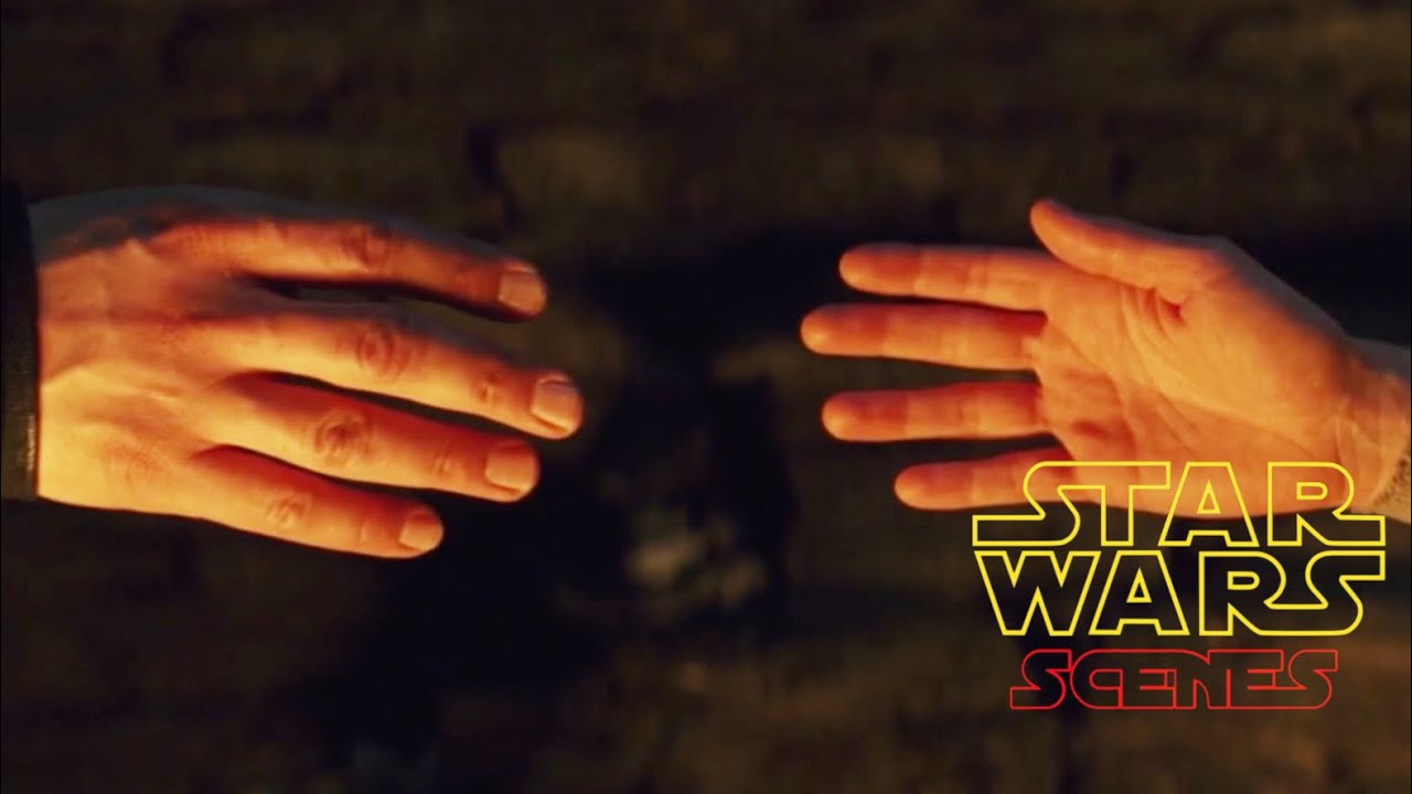 Star Wars: The Last Jedi - Rey and Kylo Ren Touch Hands - YouTube