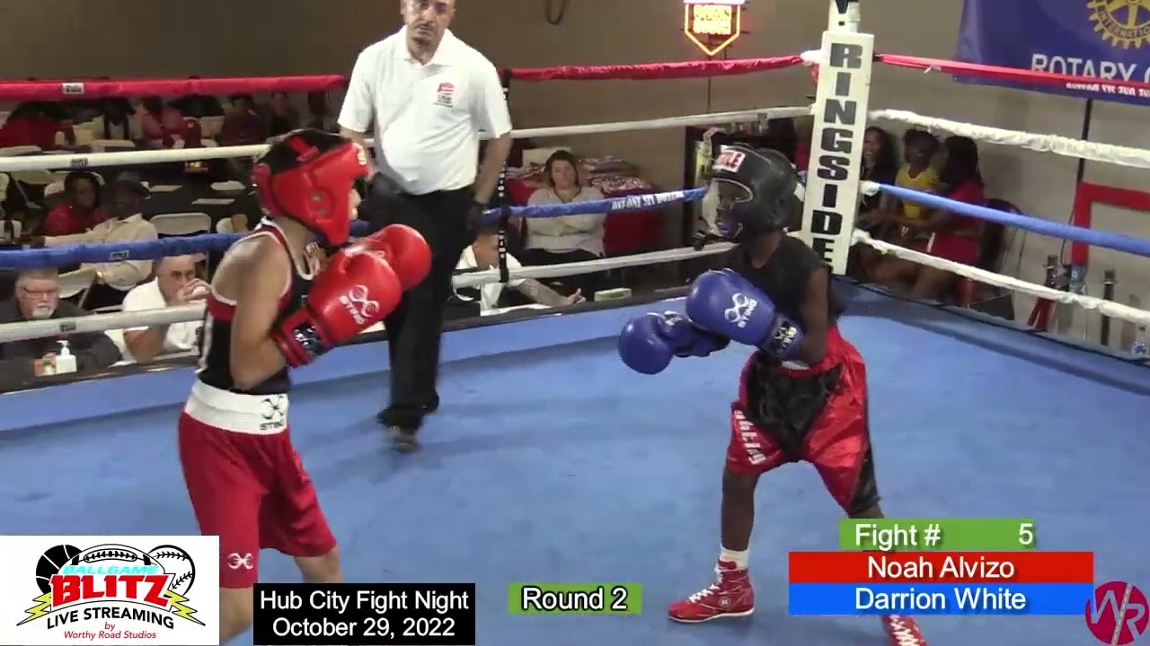 Fight 5 - Noah Alvizo vs Darrion White at Hub City Fight Night 2022 ...