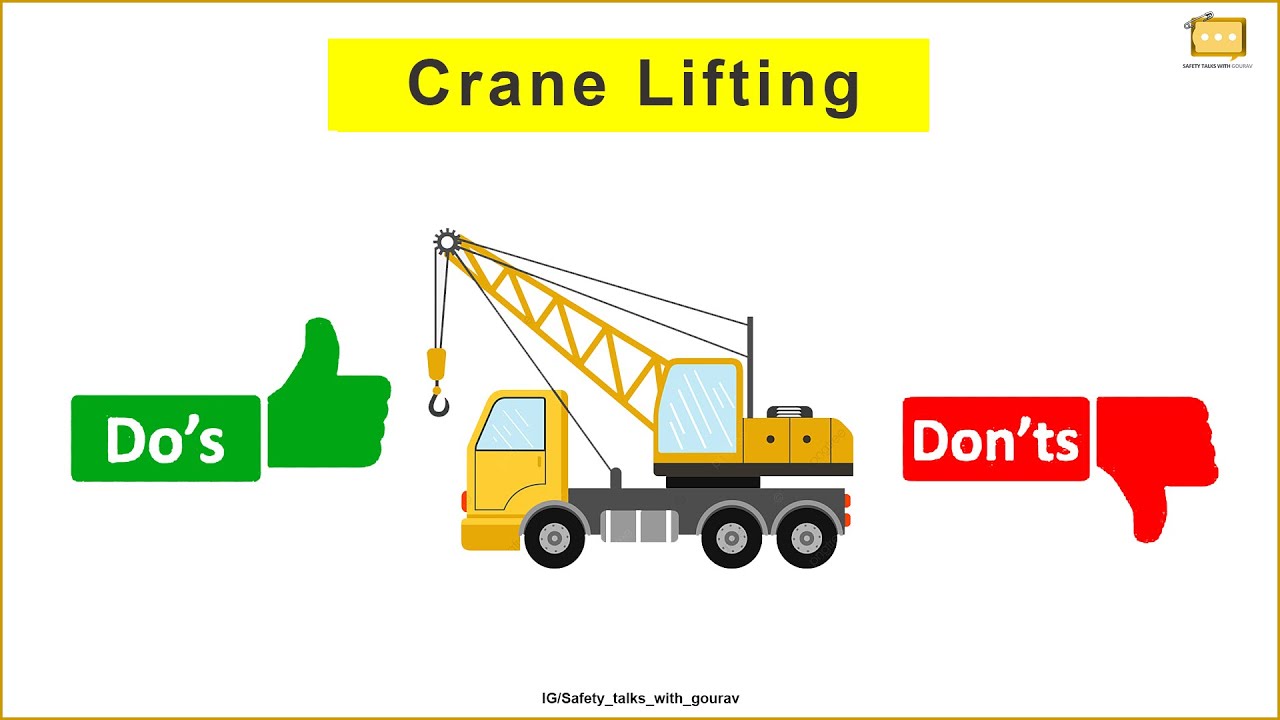 Crane Lifting ||Do's & Don'ts|| - Safety talks with gourav - YouTube