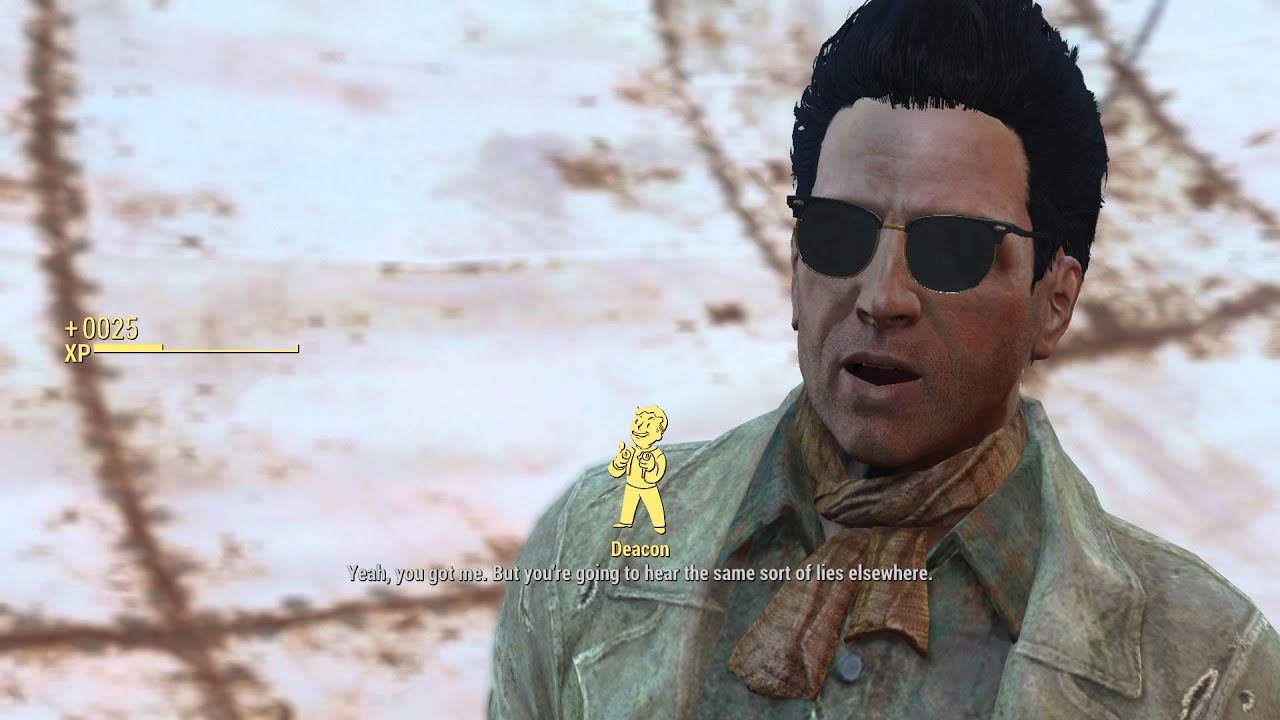 Fallout 4 - Deacon Tells Survivor He Founded The Railroad "70 Years Ago ...