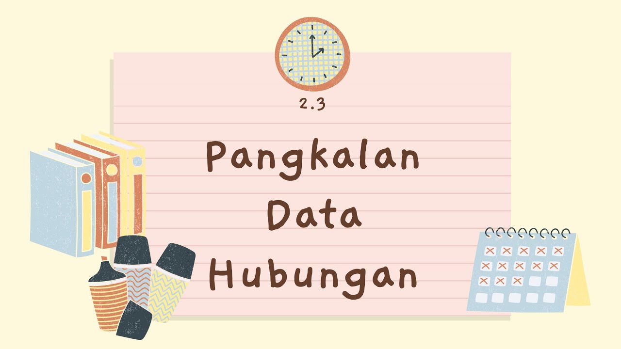 2.3 Pangkalan data hubungan - YouTube