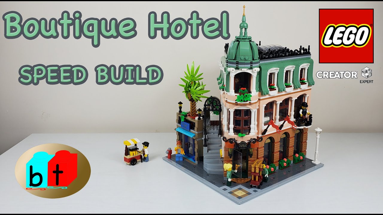 Boutique Hotel Lego 10297 Full Speed Build - YouTube