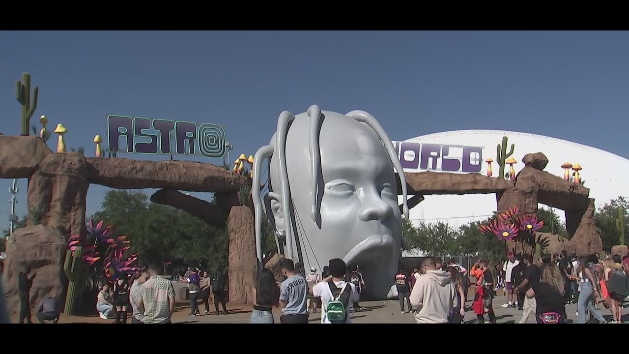 First day of Travis Scott’s Astroworld 3rd annual festival kicks off ...