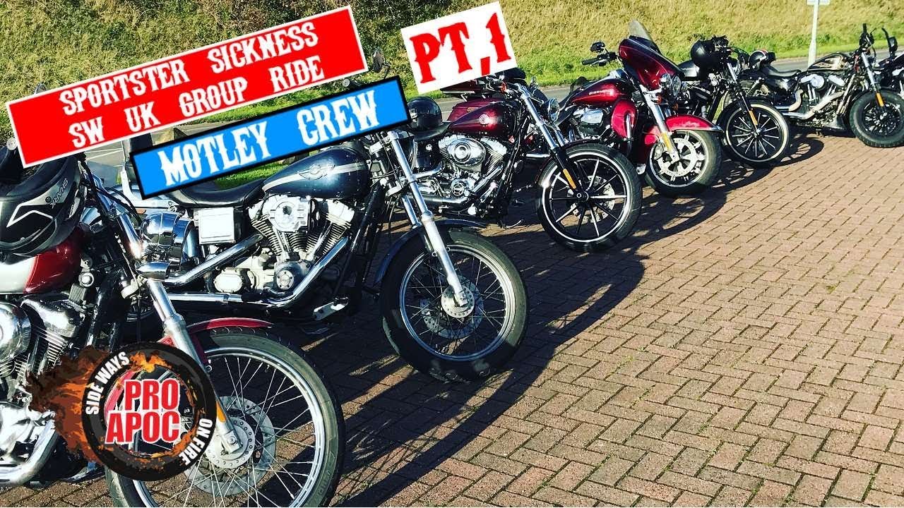 8 crazy Harley Davidson riders hit the road - Sportster, Breakout, 48 ...