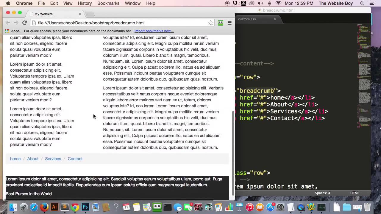 Bootstrap Complete Tutorial Course 19 Creating And Modifying