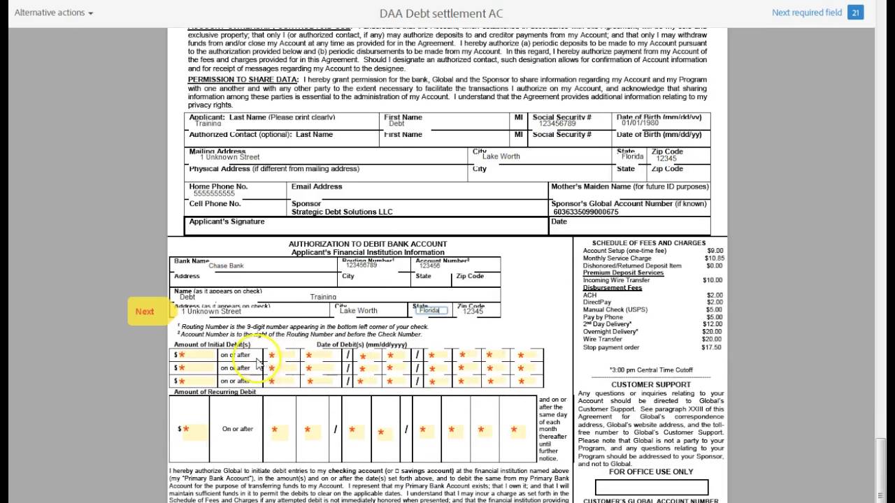 Sending a DAA Document - YouTube