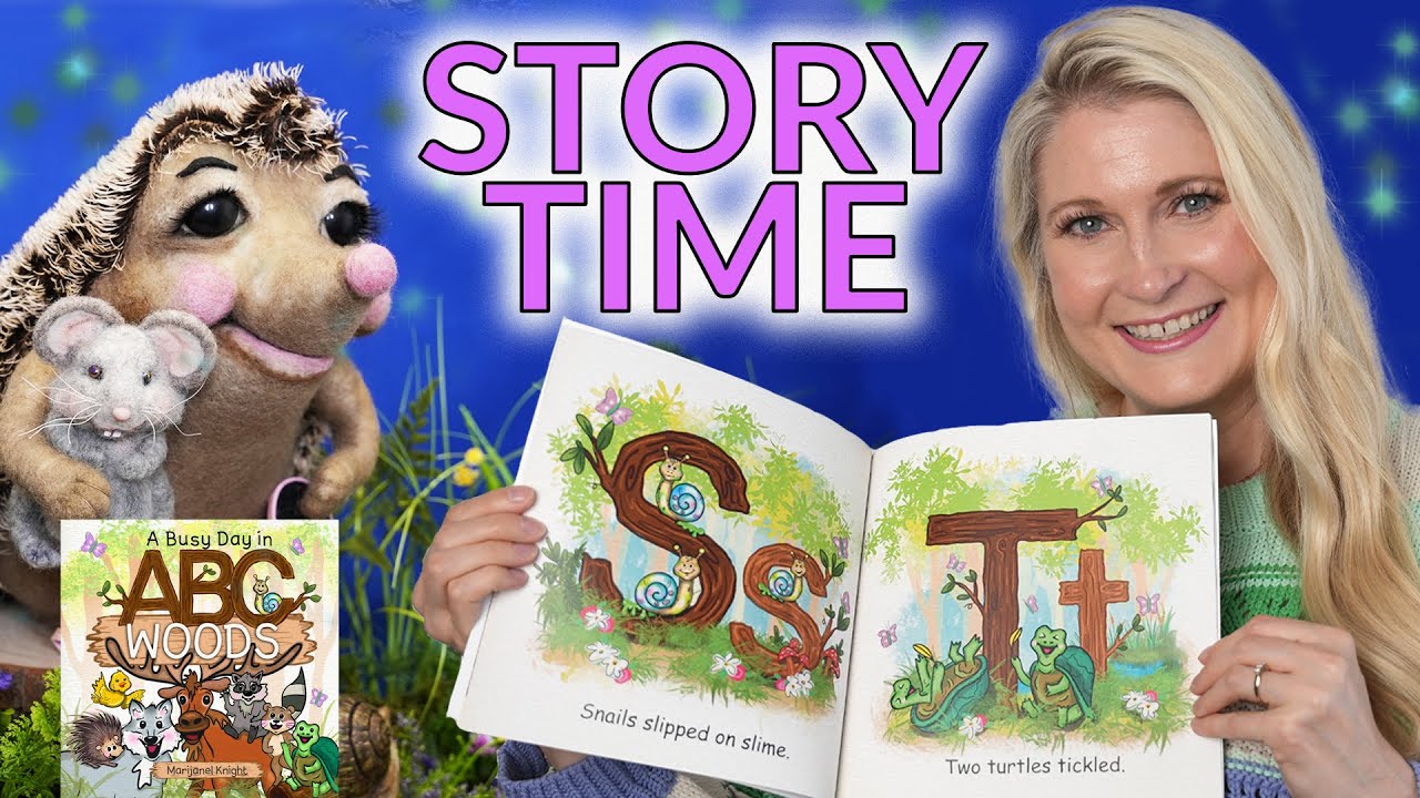 Alphabet Storytime for Kids: A Busy Day in ABC Woods - YouTube