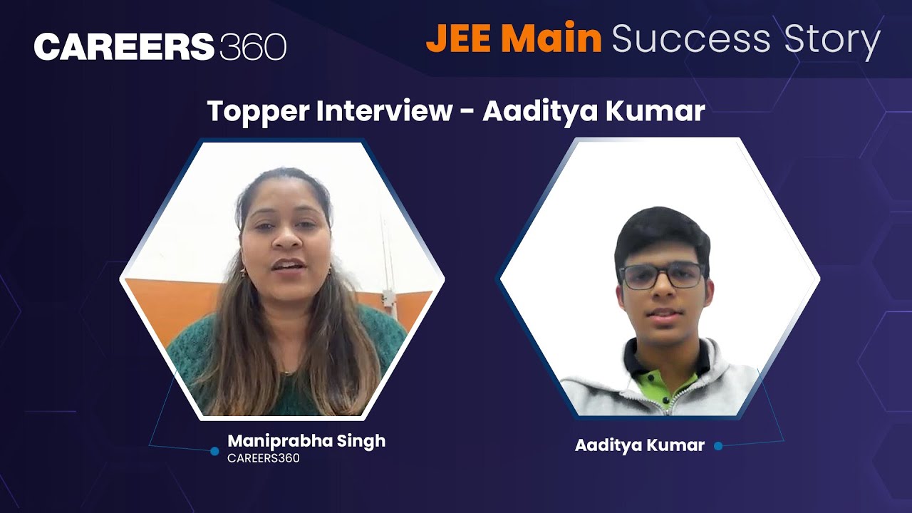 JEE Main 2024 January Session Topper Interview- Aaditya Kumar - YouTube