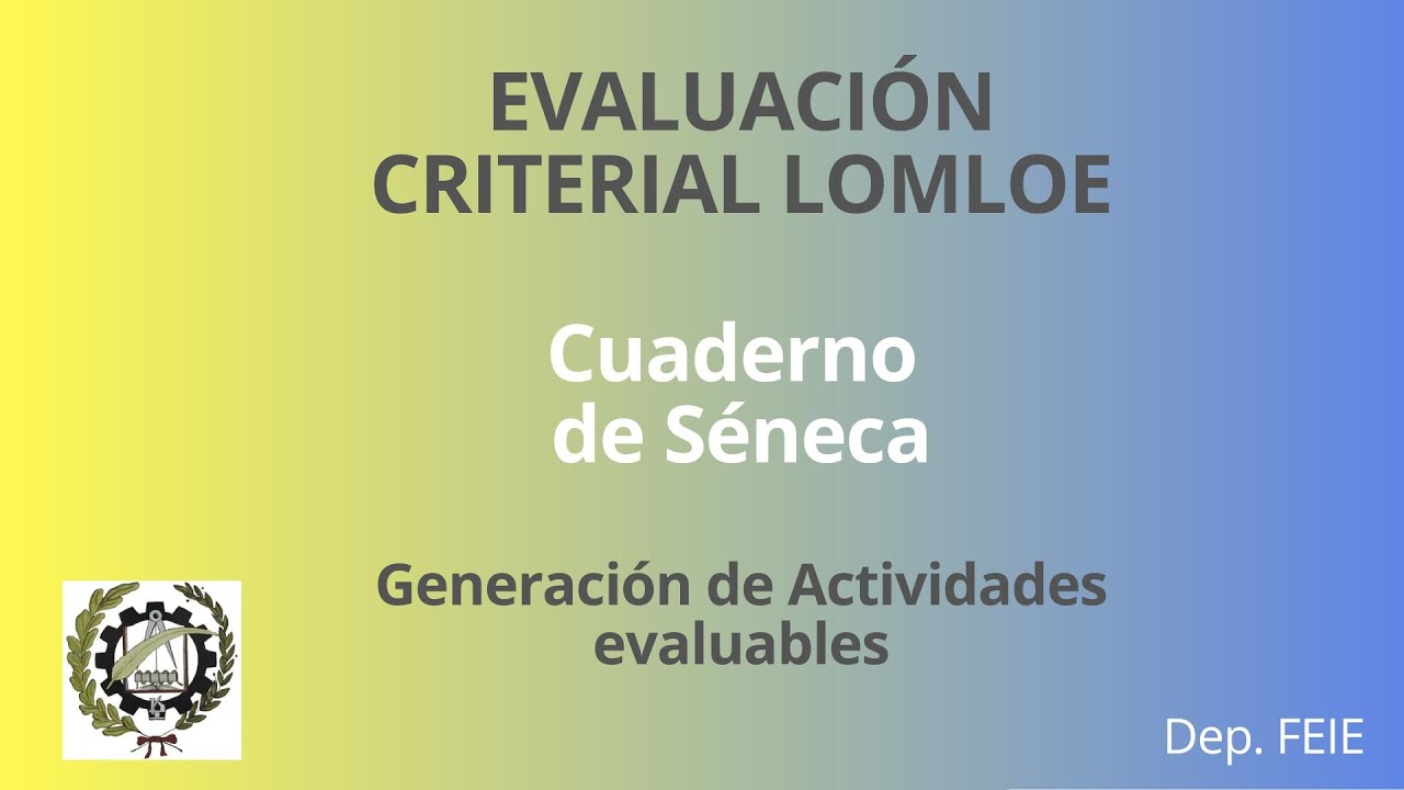 EVALUACIÓN CRITERIAL CURSOS IMPARES 2 - YouTube