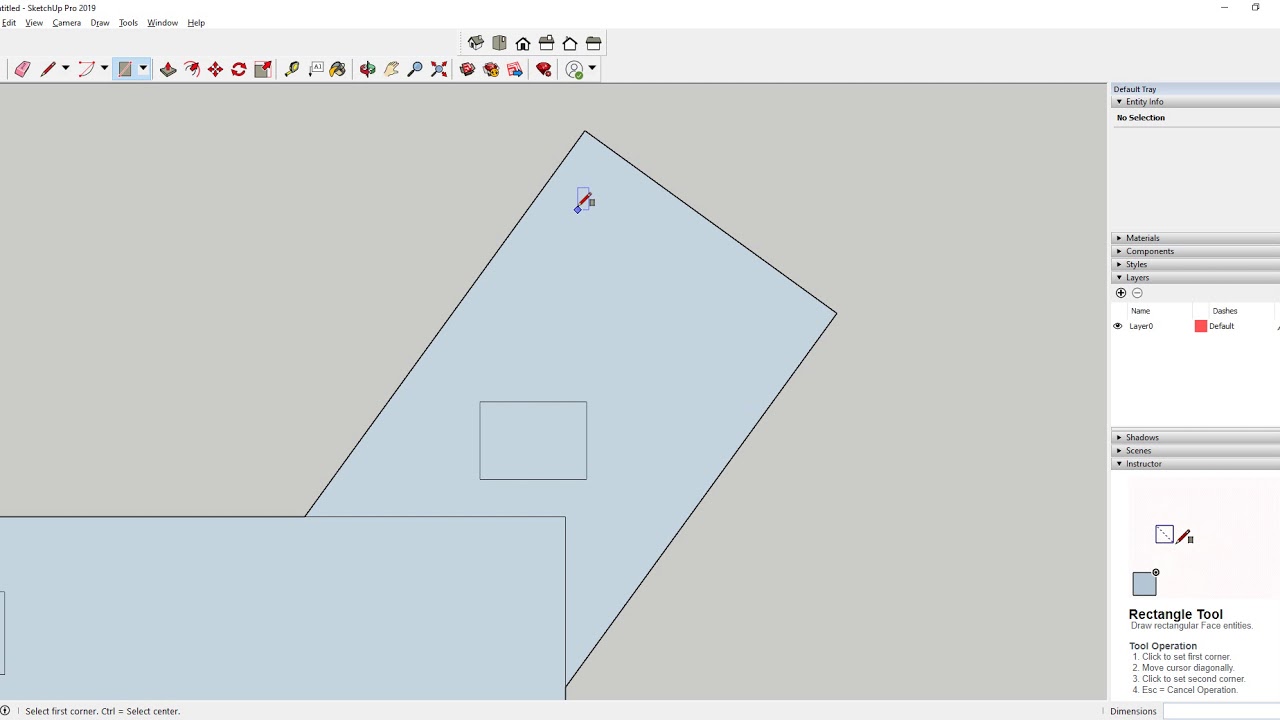 Tutorial Sketchup 2019 untuk Pemula #2 : Memindahkan dan Re-orientasi ...
