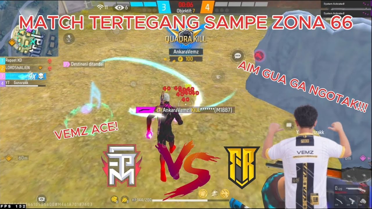 FINAL GAMEPLAY M3 VS STM AIM GUA MERAH TERUS!!!, SCORE 66 SAMPE MAIN ...