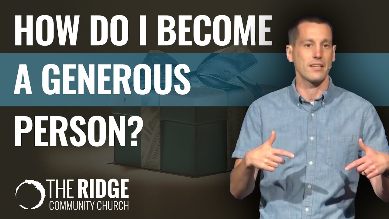 How Do I Become a More Generous Person? | Message Only 063024 - YouTube