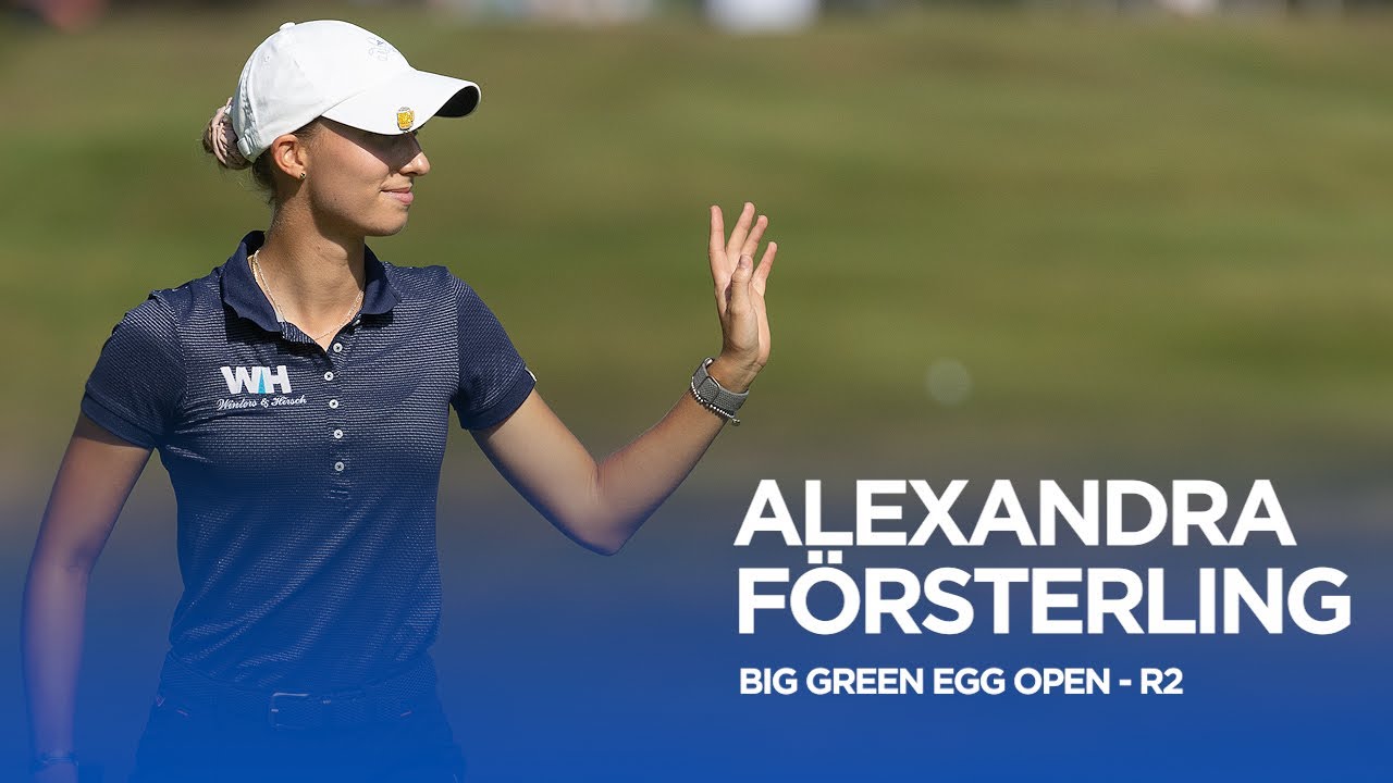 Alexandra Försterling shoots 68 (-4) with a triple-bogey on the card ...