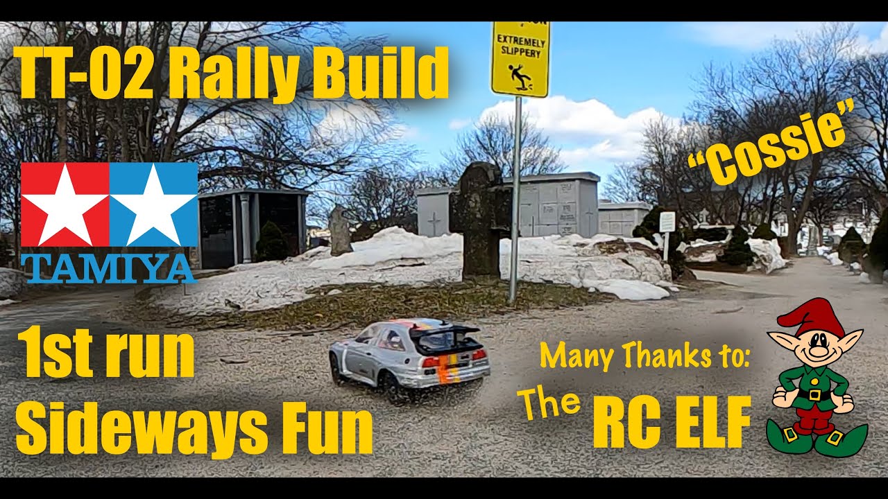 Tamiya TT-02 Rally Conversion Shakedown @ Graveyard #rcelf - YouTube