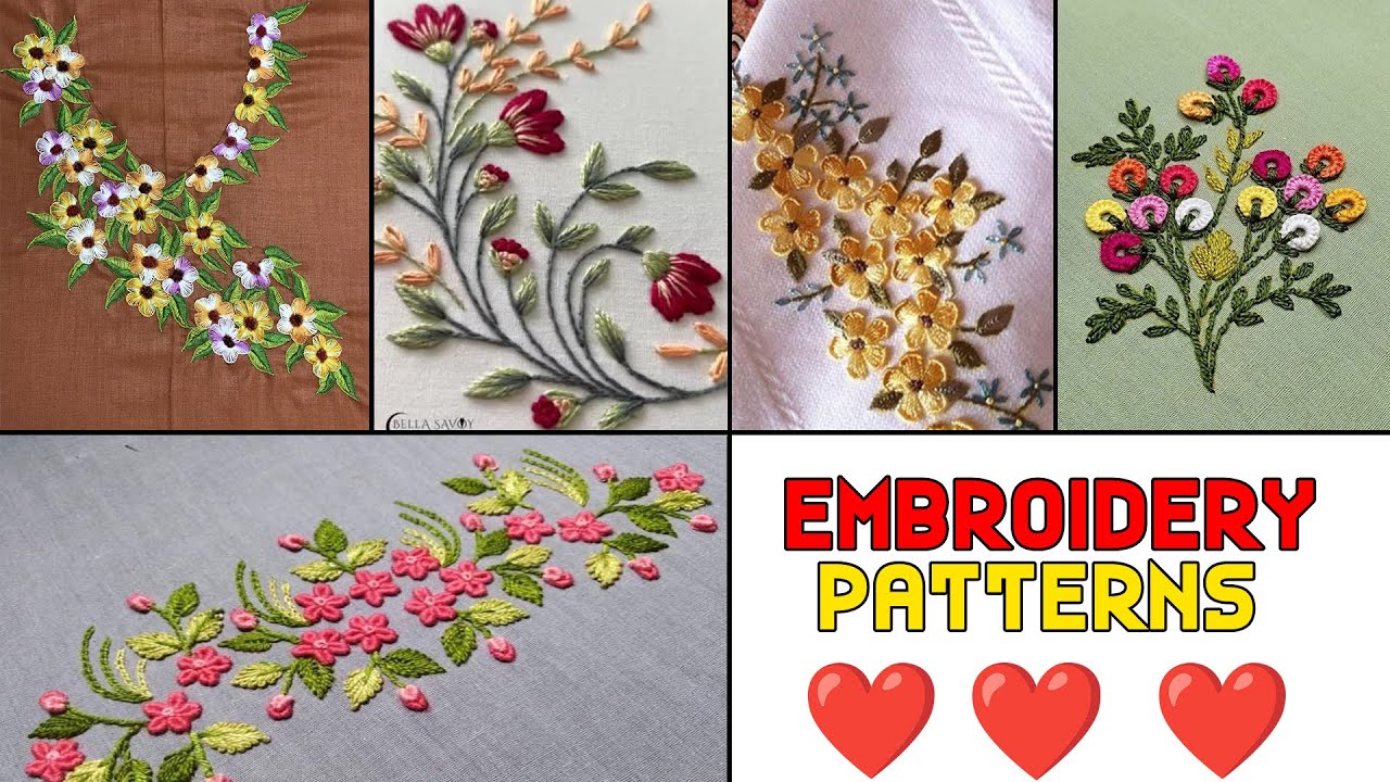 Needle and Thread Magic: Creative Embroidery Patterns Collection - YouTube
