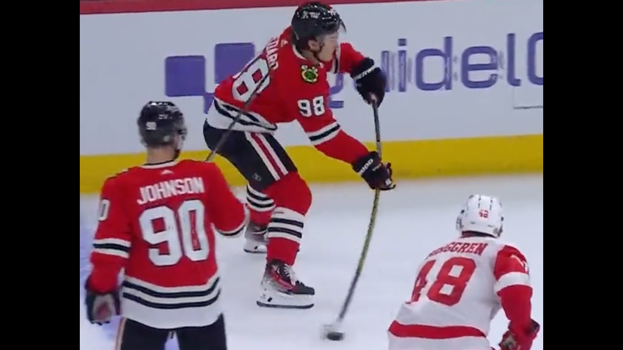 Connor Bedard Legendary First NHL Goal - YouTube