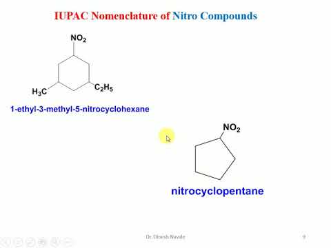 IUPAC Nomenclature of Nitro and Nitrile Compounds - YouTube