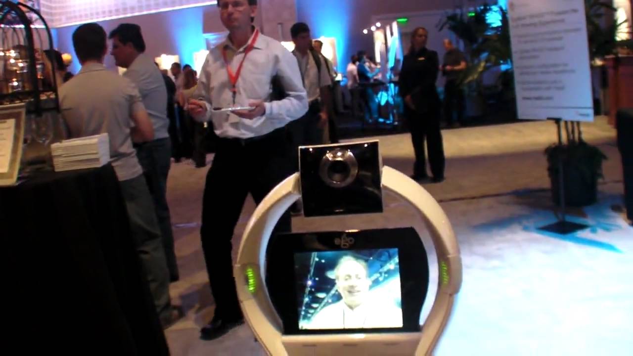 VGO active presence robot - YouTube