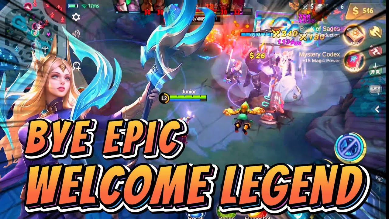 bye epic welcome legend - YouTube