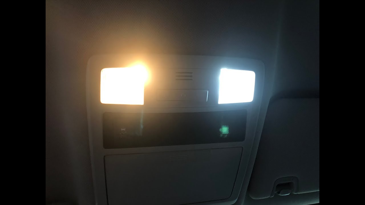 2016-20 Tacoma LED Map Light Install: NO TOOLS EASY - YouTube