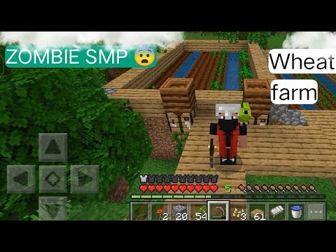 LET'S MAKE WHEAT 🌾 FARM IN MINECRAFT ZOMBIE SMP 😨 WITH FRIEND - YouTube